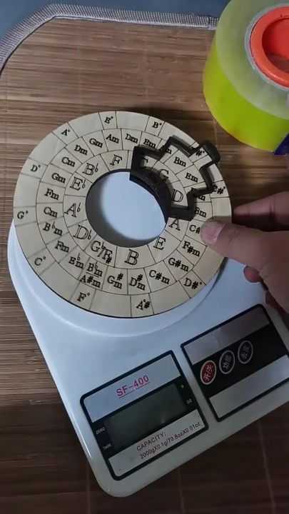 Circle Of Fifths Wheel Wood Chord Tools Circle Wheel Expand Your ...
