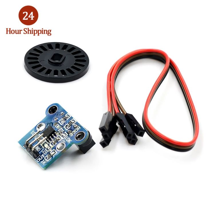 HC-020K Double Speed Measuring Sensor Module with Photoelectric Encoders Kit top For arduino ...