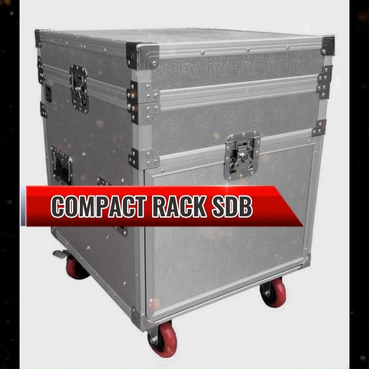 COMPACT RACK SDB-18U ลึก 21 นิ้ว 3 ฝา แบบฝาเสียบ พร้อมล้อ PVC 4 นิ้ว ...