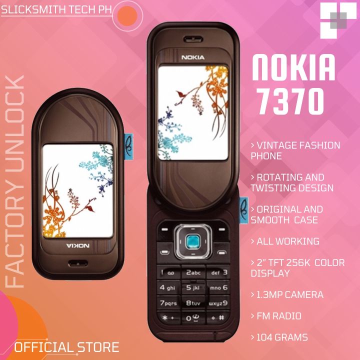 Original Nokia 7370 Factory Unlock | Vintage Phone | Lazada PH