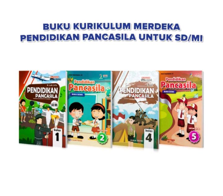 BUKU SISWA PENDIDIKAN PANCASILA KURIKULUM MERDEKA TERBARU 2023 SD KELAS 1 - 2 - 4 - 6 | Lazada ...