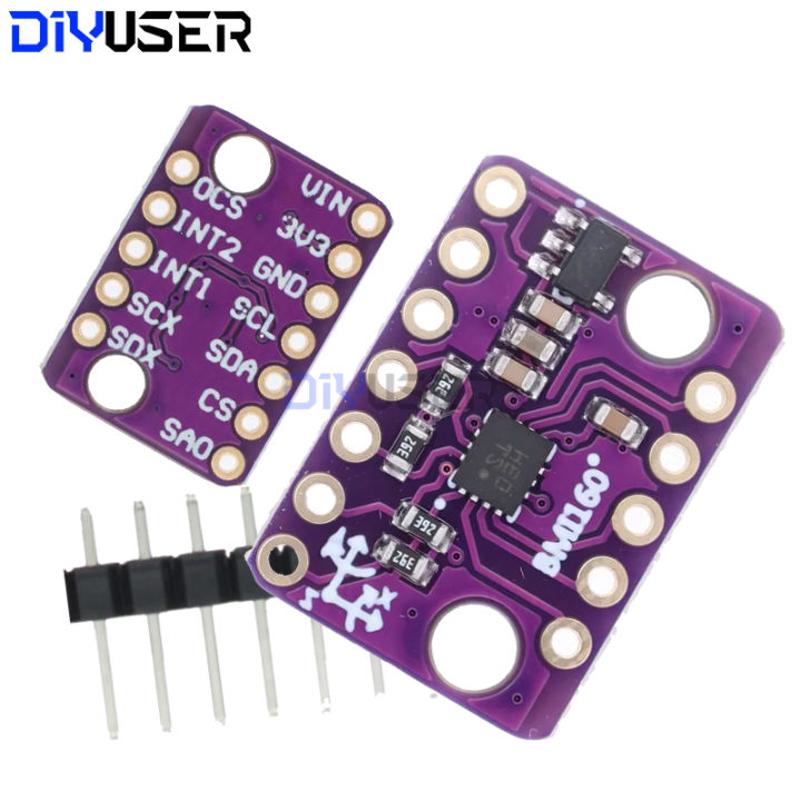 DIYUSER BMI160 GY-BMI160 6DOF 6-axis Rate Gyro Gravity Accelerometer ...