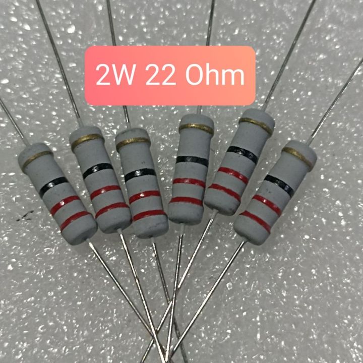 10BUAH RESISTOR 2WATT 22 OHM 2W 22OHM 2 WATT 22 OHM | Lazada Indonesia