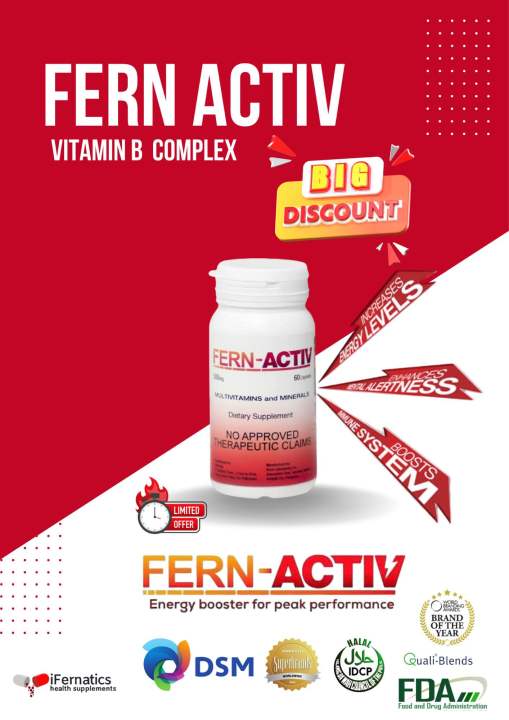 Fern Activ (Multivitamins) I-FERN Original Products Low Price | Lazada PH