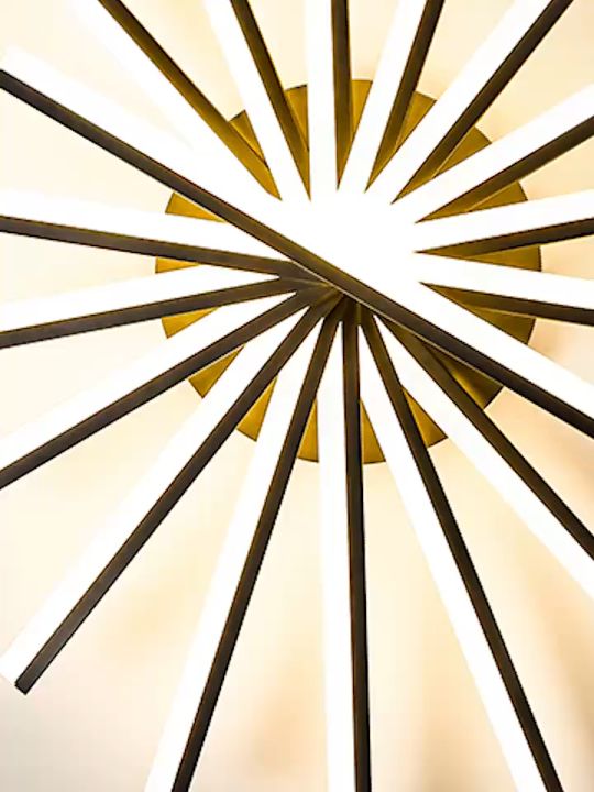 Chandelier Ceiling Light For Bedroom Modern Cieling Lamp Tri Color Drop ...