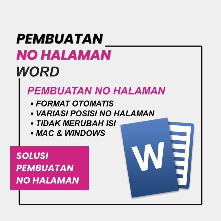 Pembuatan Nomor Halaman | Lazada Indonesia