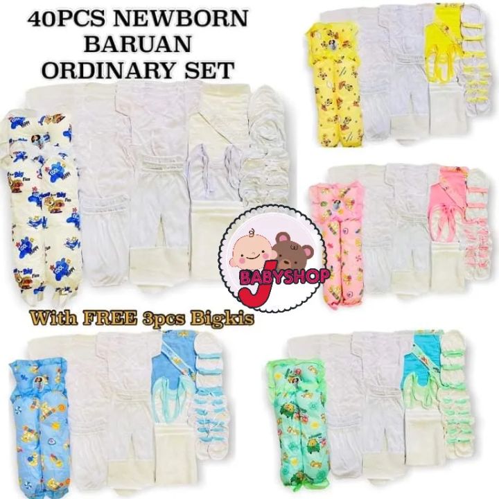 40 pcs newborn baby baruan set | Lazada PH