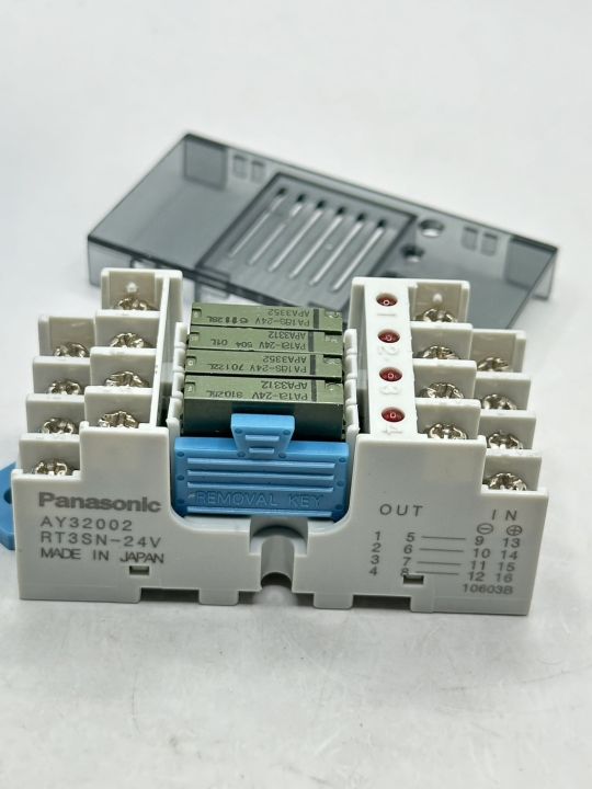 รีเลย์ 4 ตัว Panasonic ของแท้ RT3SN-24V AY32002 รีเลย์โมดูล RT3S-24V ...