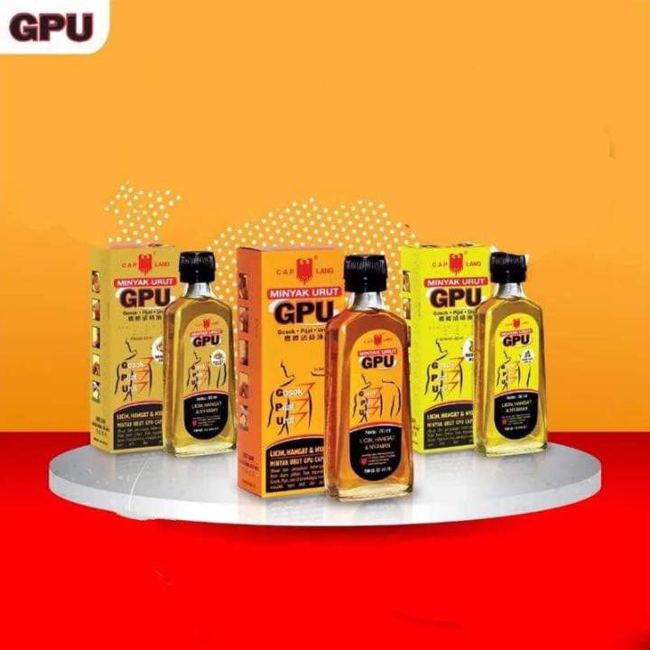 Cap Lang Minyak GPU Gosok Pijit Urut Sereh 30ml | 60ml | 100ml | Lazada ...