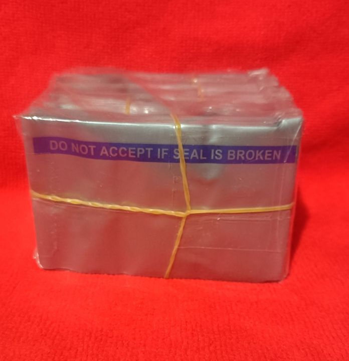 Segel galon polos galon 19 liter isi 5 ikat / 1.000 lembar | Lazada ...