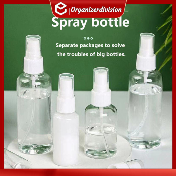 Spray Bottle 30ML 60ML 100ML Alcohol Dispenser Spray Alcohol Atomizer ...