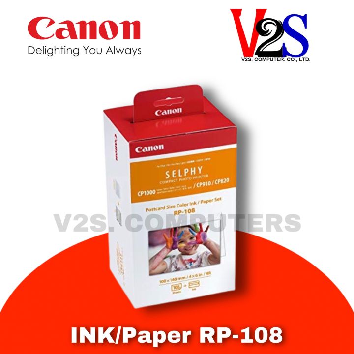 Canon Paper&INK RP-108 (108/Pack) For SELPHY CP | Lazada.co.th