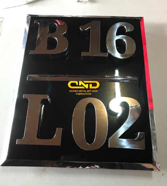 Customized Home address/door signage metal sign | Lazada PH