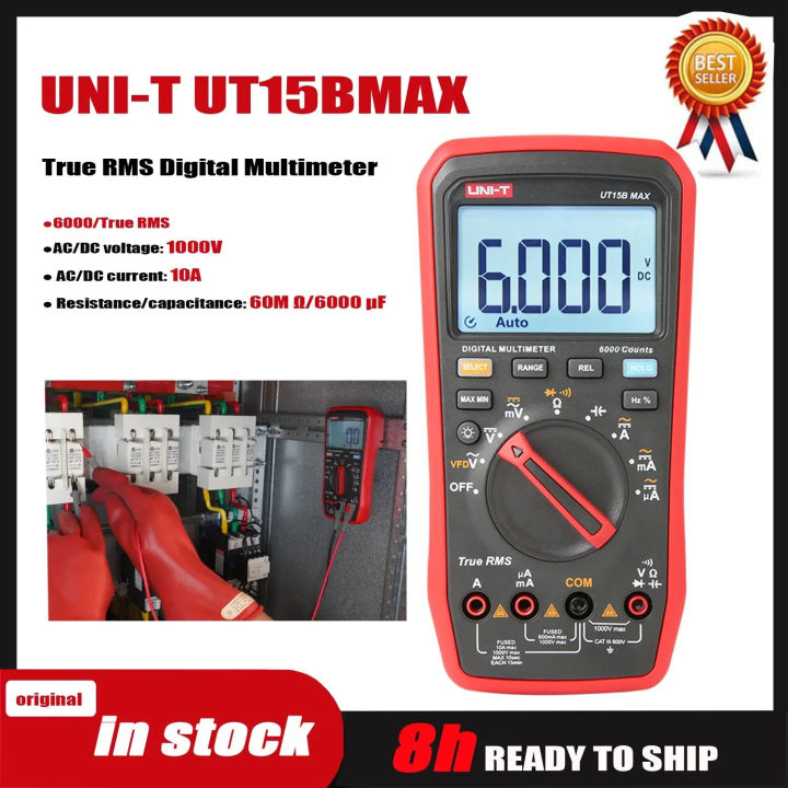 UNI-T MAX UT18B MAX True RMS Digital Multimeters Voltmeter Ammeter ...