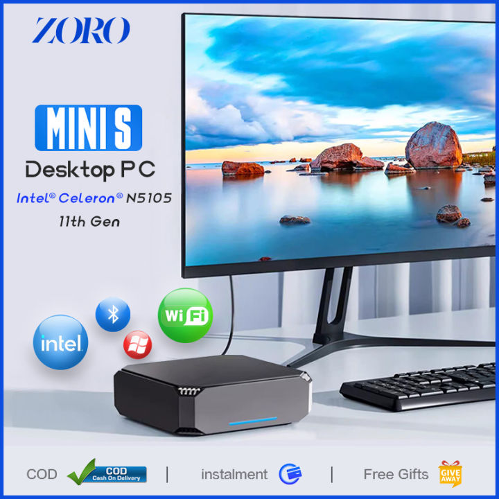 Zoro Mini Desktop office computer intel 11th gen N5105 Built-in ...