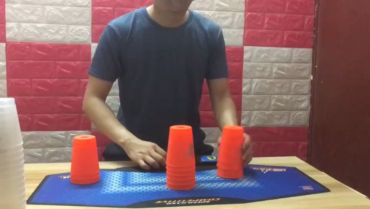 [iRojak] 12pcs Speed Stacking Cups Speed Training Game Party Toy Kids ...