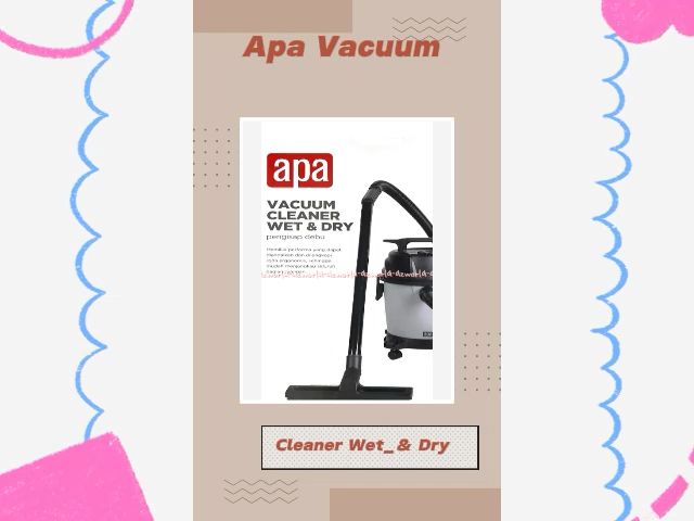 Apa Vacuum Cleaner Wet & Dry Alat Penghisap Debu Basah Dan Kering ...