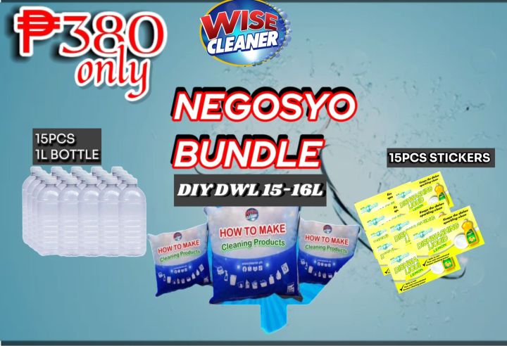 NEGOSYO BUNDLE FOR DIY DISHWASHING LIQUID WISE CLEANER | Lazada PH