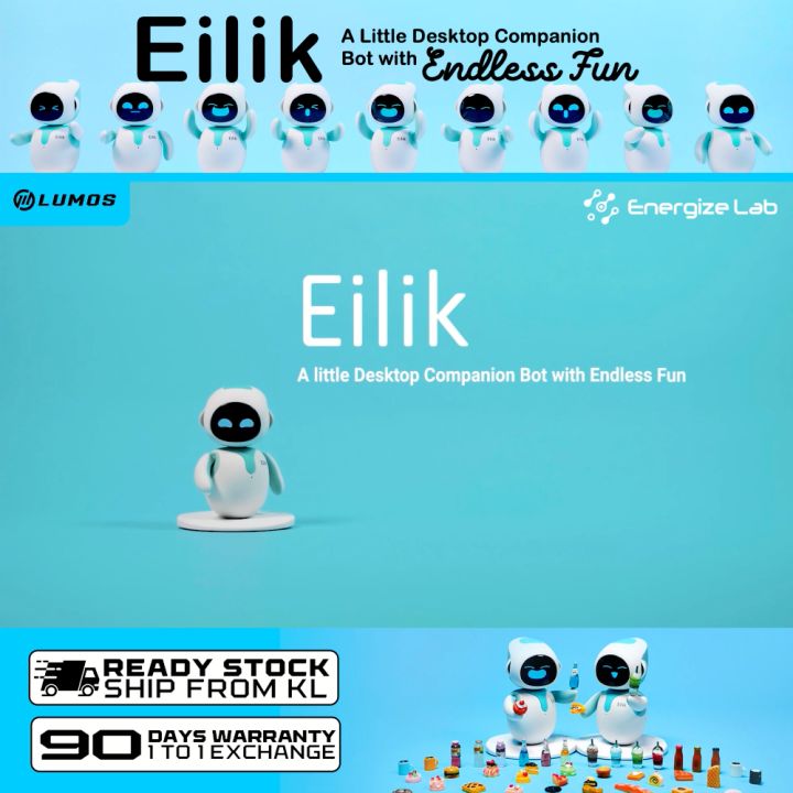[READY STOCK]𝐔𝐏𝐆𝐑𝐀𝐃𝐄 𝐕𝐄𝐑𝐒𝐈𝐎𝐍 Energize Lab EILIK A Little Companion Bot ...