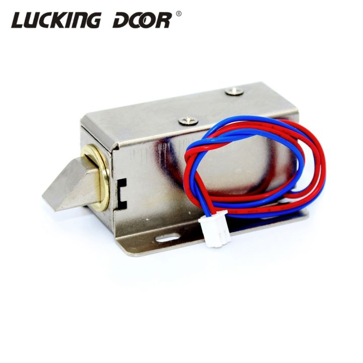 Electronic Door Lock Catch Door Gate 12V 0.4A Release Assembly Solenoid ...