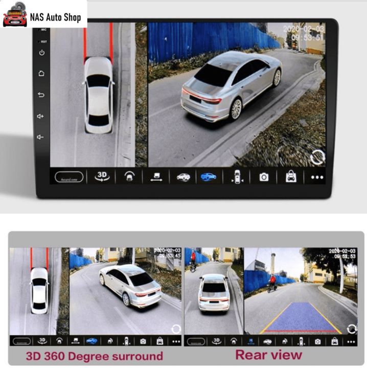 [𝟮+𝟯𝟮] 9'' Inch 360° Bird View Panorama Camera Android Head Unit for Kia SPORTAGE 2010-2015 Car ...