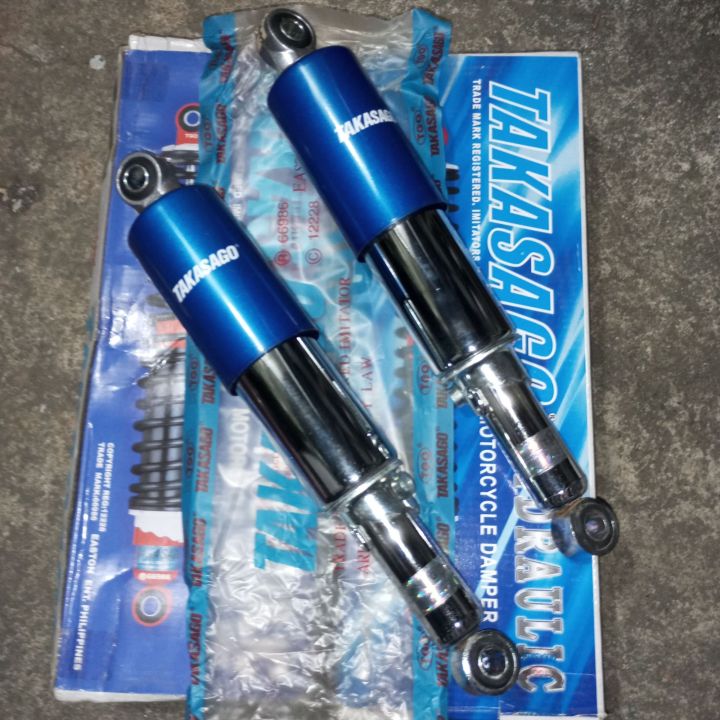 KAWASAKI BRUTUS HD-140 - REAR SHOCK ABSORBER SET COLOR BLUE TAKASAGO ...