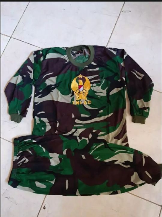 Setelan Loreng Anak TNI AD tangan Panjang / Baju Anak Loreng | Lazada Indonesia