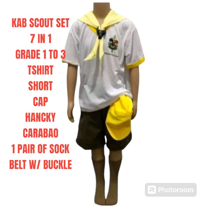KAB SCOUT UNIFORM SET 7 IN 1 | Lazada PH