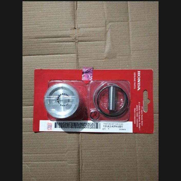 PISTON KIT O/S 0.50 SEHER SET RING HONDA SUPRA X 125 / KHARISMA ...