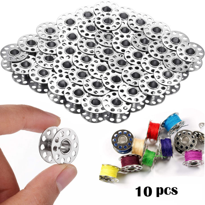 10Pcs 20mm Bobbin Home Domestic Sewing Machine Empty Thread Spool ...