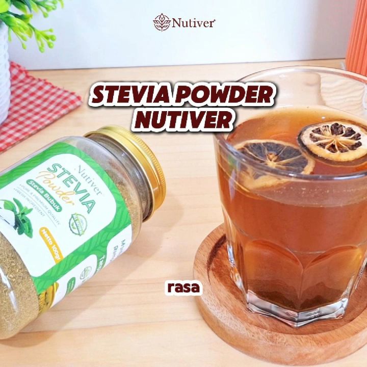 NUTIVER | GULA STEVIA BUBUK | STEVIA POWDER | BUBUK DAUN STEVIA | BUBUK ...