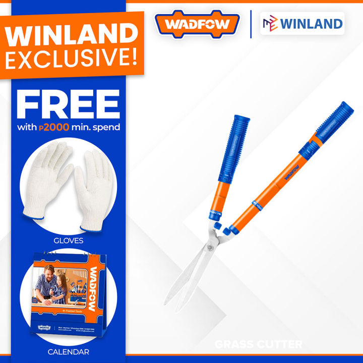 WADFOW by Winland WPR1E90 600-790mm Telescopic Hedge Shear Grass Cutter ...