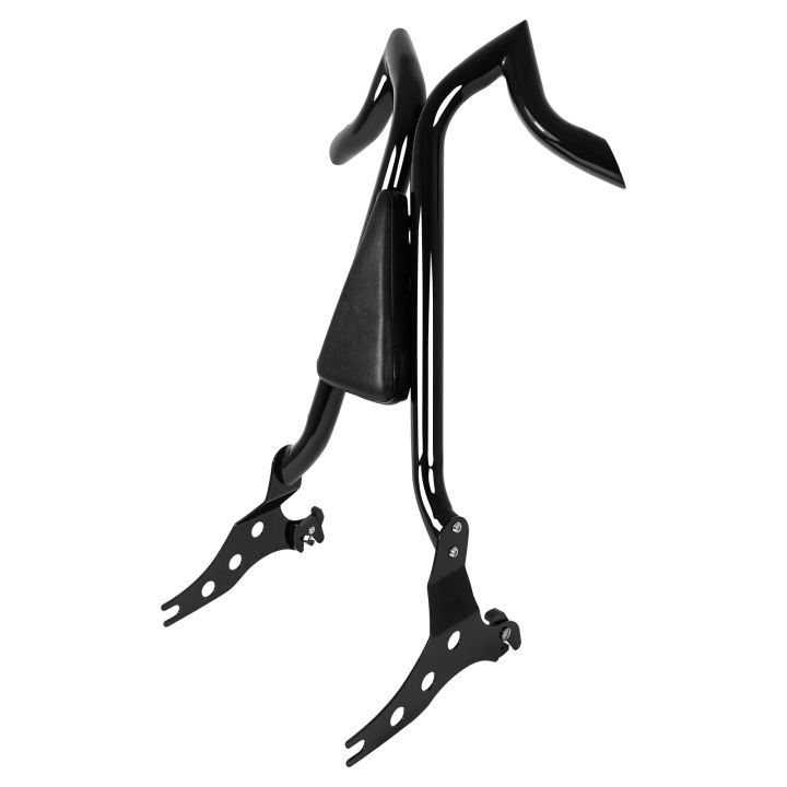 Motorcycle Rear Backrest Sissy Bar With Luggage Rack For Harley Fat Boy ...