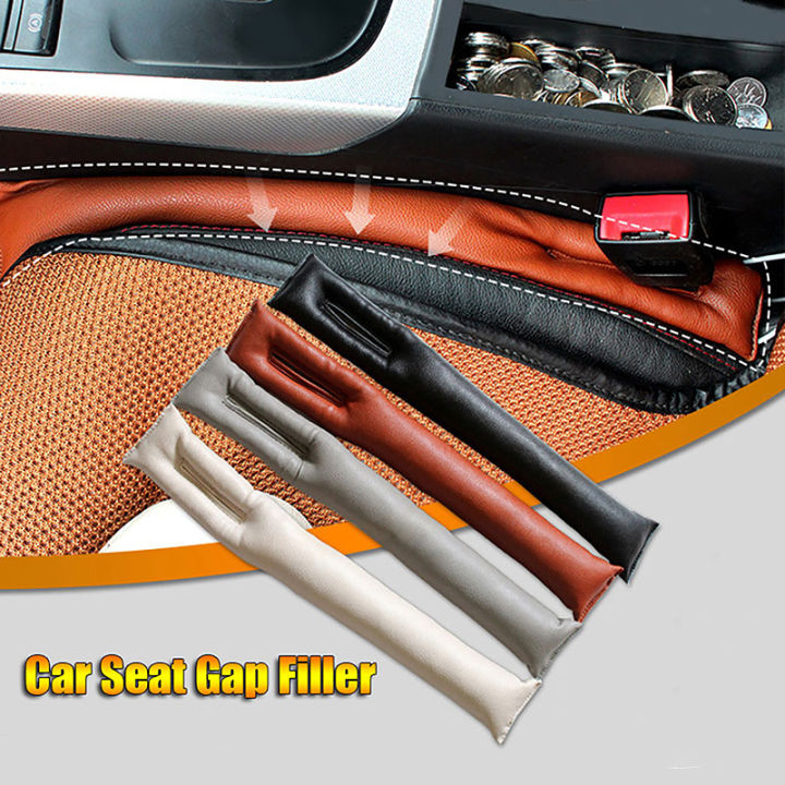 Universal Car Seat Gap Filler Soft Car Style Padding Leather Leak Pads ...
