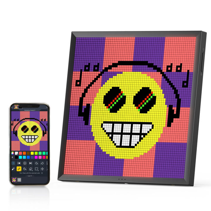 Divoom Pixoo 64 Pixel Led Display 64*64 Electronic Display Board 디지털액자 ... Divoom Pixoo 64 Pixel Led Display 64*64 Electronic Display Board 디지털액자 ...
