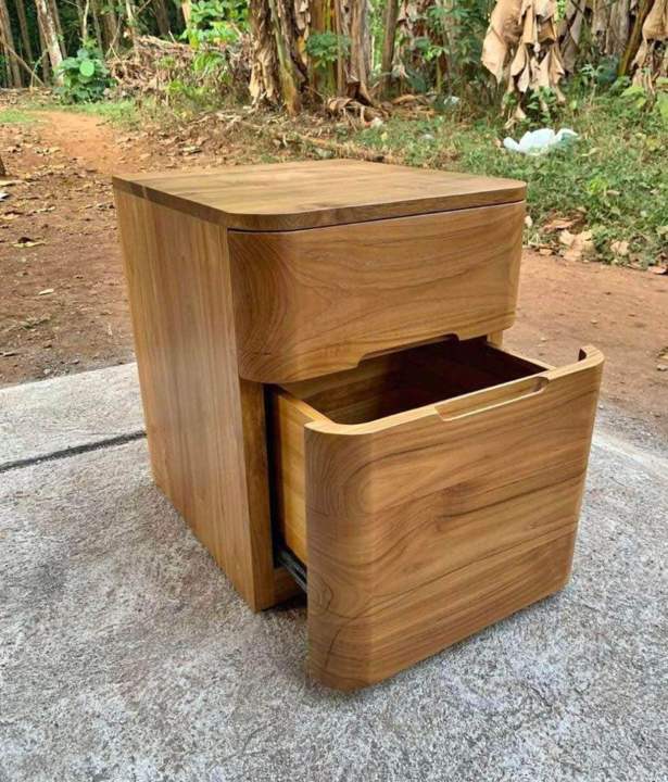Bedside kayu jati / meja samping / nakas kayu jati / meja kayu jati ...