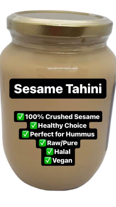 Sesame Tahini -(100% Crushed Sesame)- 200g/500g | Lazada PH