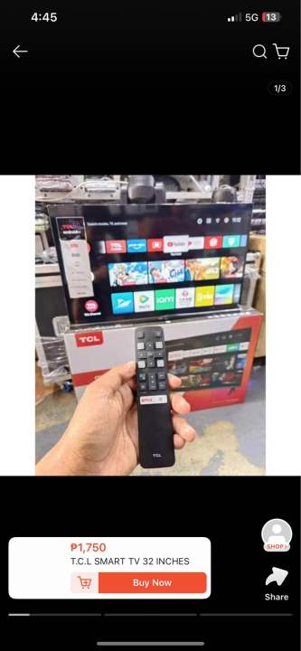 T.C.L SMART TV 32 INCHES | Lazada.co.th