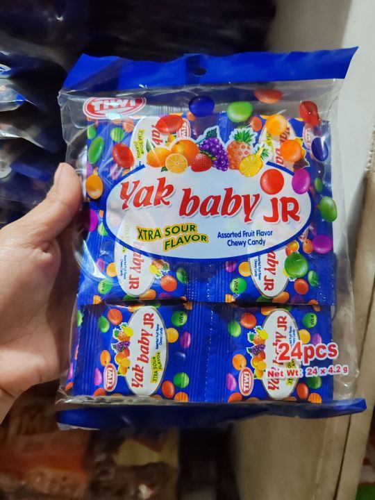 YAK BABY JR XTRA SOUR FLAVOR assorted flavor chewy candy | Lazada PH