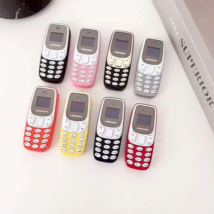 สไตล์ใหม่ มือถือจิ๋วโทรศัพท์จิ๋วใส่ได้ 2 ซิม mini phone dual sim รุ่น ...