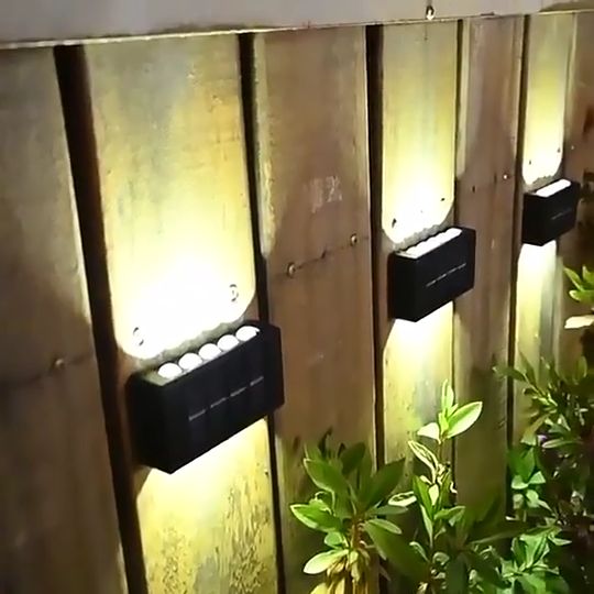 คุ้มสุดๆ📣 Led ไฟโซล่าเซลล์ โคมไฟติดผนัง ไฟออก2ทาง พลังงานแสงอาทิตย์