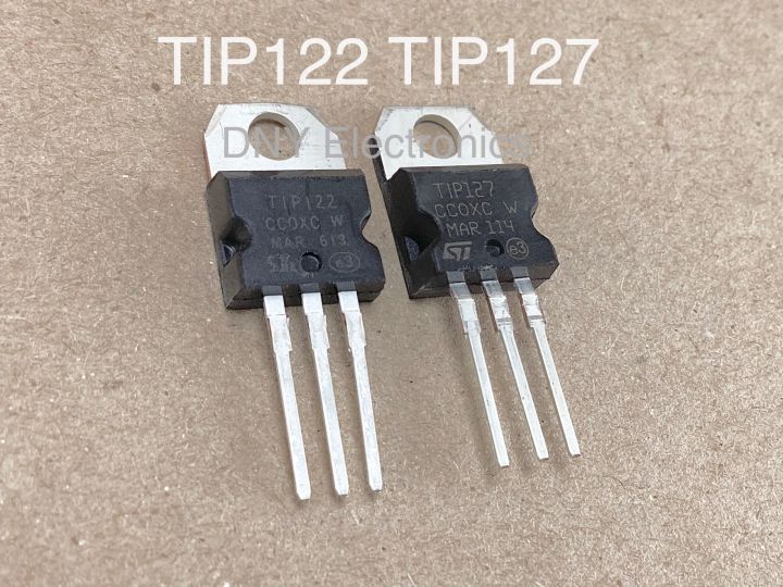 1คู่ TIP122 TIP127 TO-220 Darlington Transistor 100V5A | Lazada.co.th