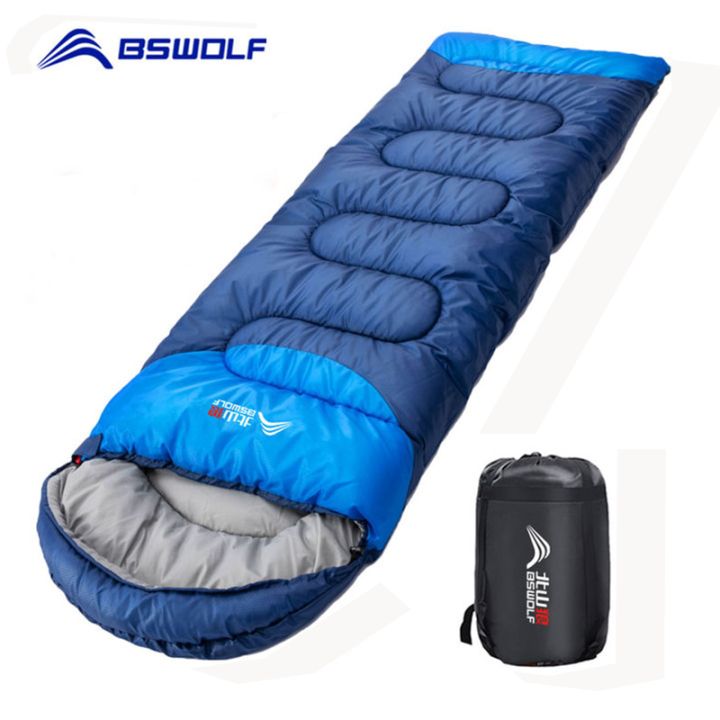 BSWolf ถุงนอน sleeping bag ตั้งแคมป์ ถุงนอนฤดูหนาว น้ำหนักเบา ขนาดกระทัดรัด พกพาไปได้ทุกที่ ...