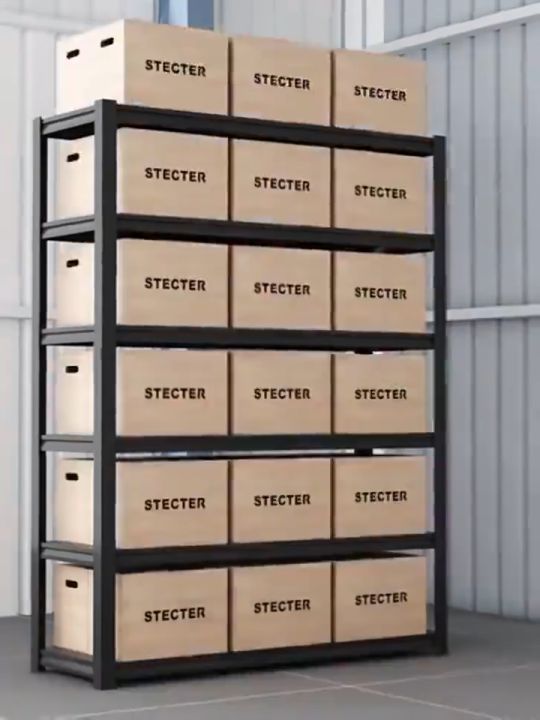 【Tahan Beban 1000KG】 Rak Besi / Rak Besi Siku 5 Susun/ Rak Gudang Besi ...