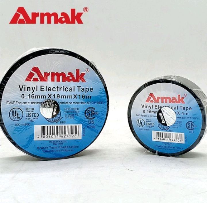 ARMAK ELECTRICAL TAPE VINYL ORIGINAL SMALL (4M) , MEDIUM(8M), BIG(16M ...