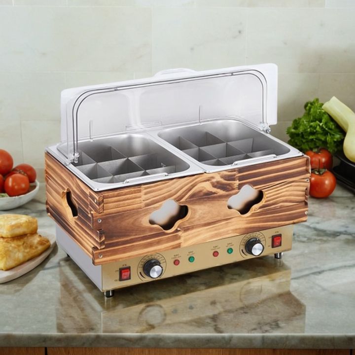 Commercial Spicy Hot Pot Machine Street Vendor Nine Grid Stew Kitchen ...