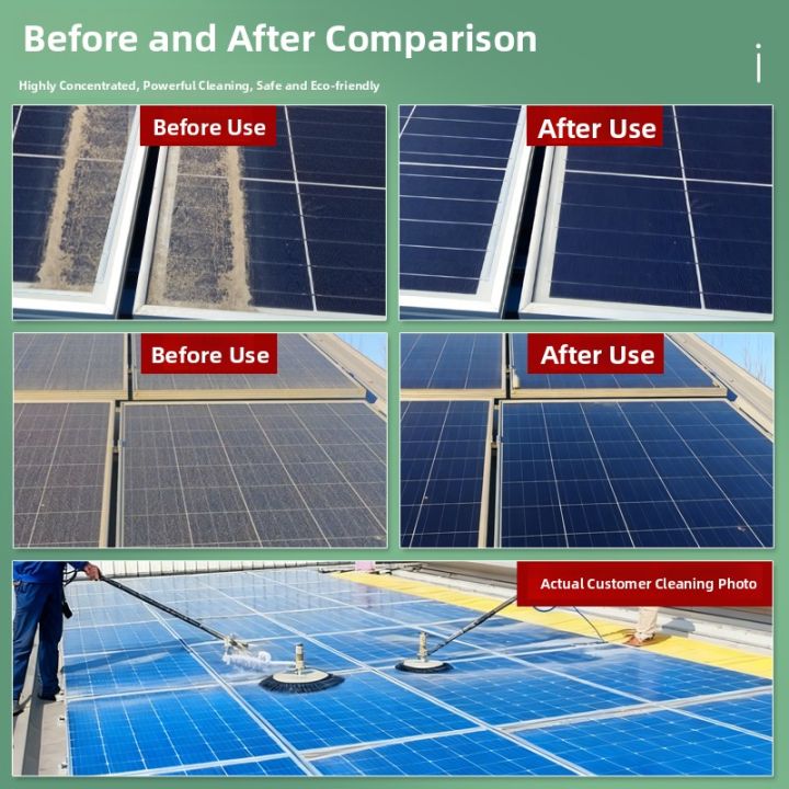 Solar Panel Cleaning Agent Rust and Oil Stain Remover Glass Curtain ...