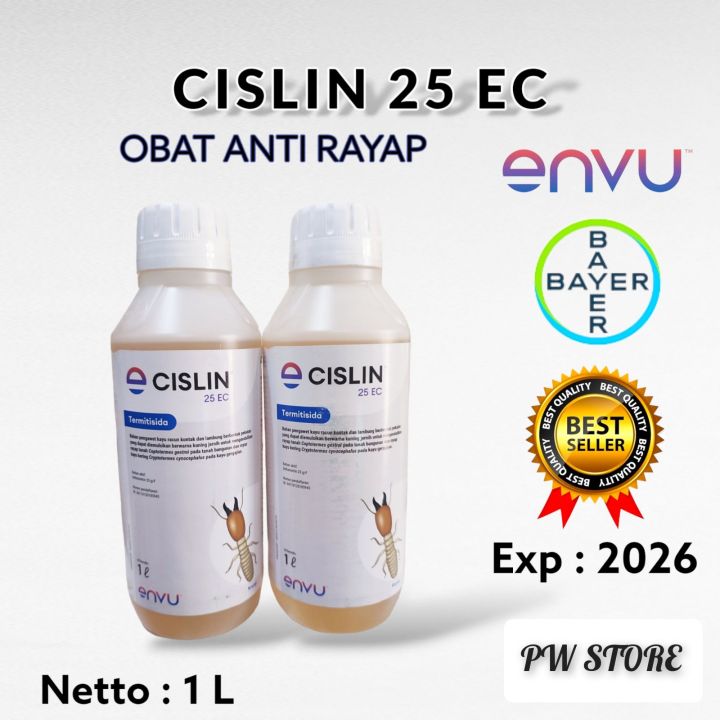 Cislin 25 EC 1 Liter Obat Racun Anti Rayap Bayer Original 2026 | Lazada Indonesia