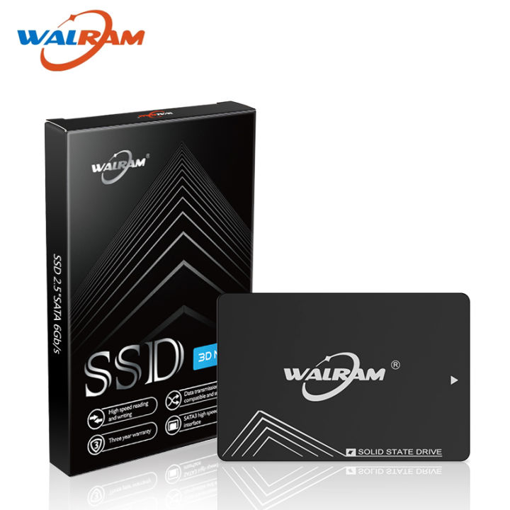 WALRAM SSD 120GB 2.5 SATA 3 HDD 1TB 512GB 128GB 240GB 256GB 480GB 500GB ...