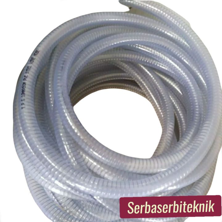 Selang pertamini selang kawat panjang 3 meter selang bening 3/4 ...